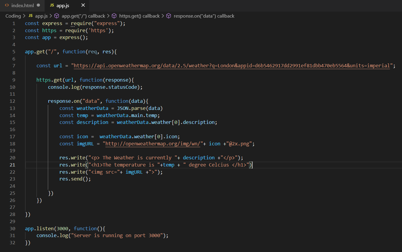Weather Api Node Js Sample Api Project Smartcodehelper