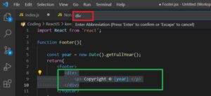 VS Code Shortcut - Wrap with tag / code - SmartCodeHelper