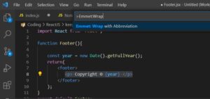 VS Code Shortcut - Wrap with tag / code - SmartCodeHelper