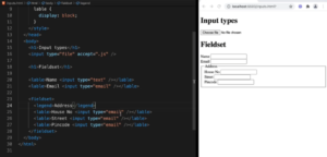 HTML Forms: Fieldset and Legend for grouping inputs - SmartCodeHelper