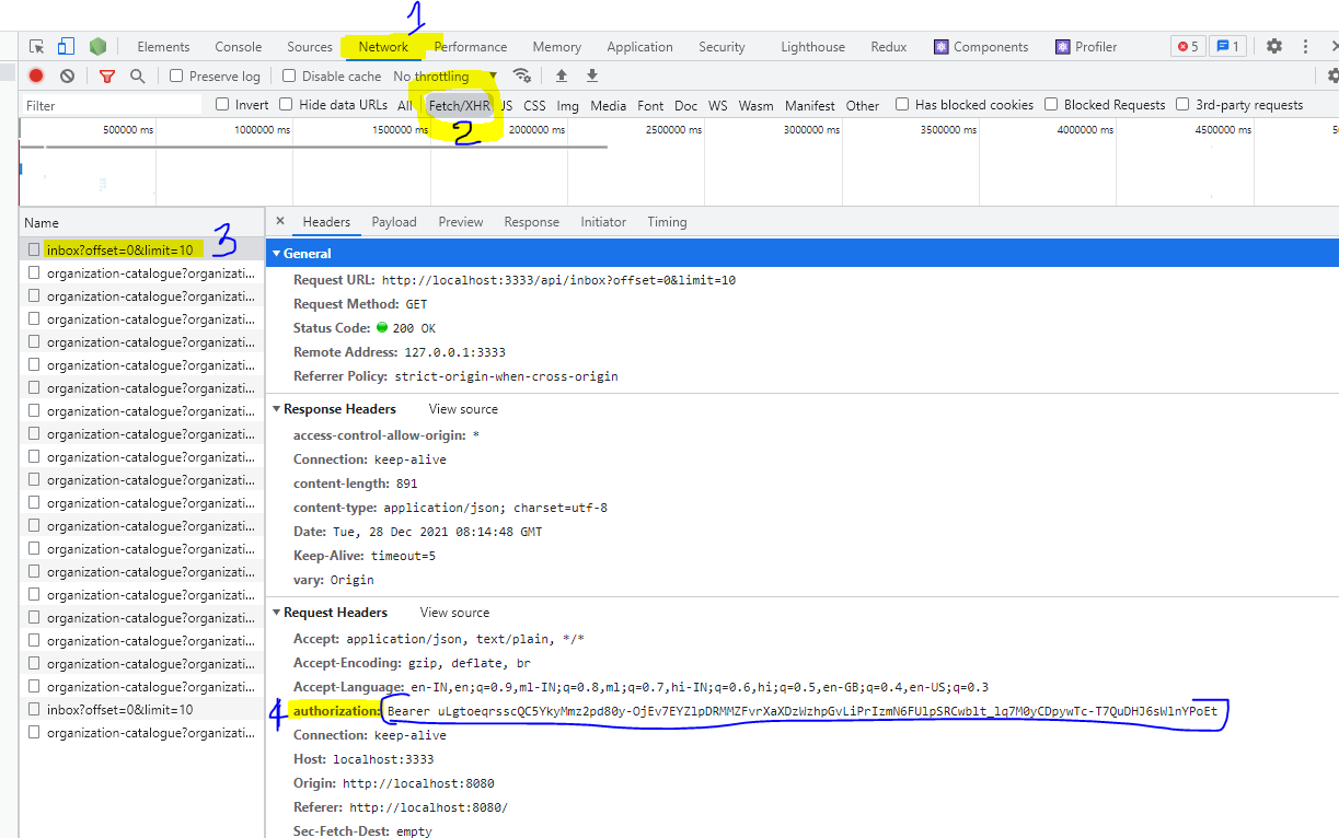 How to get Auth Token value from Browser Network - API response - SmartCodeHelper